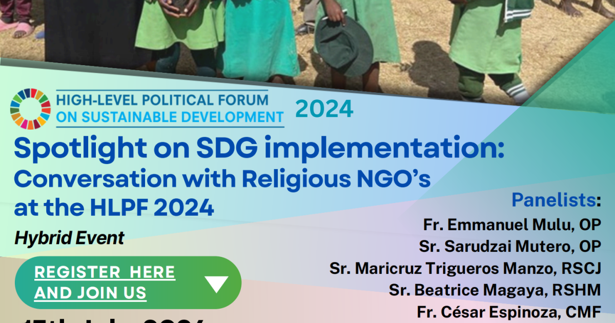 Foco en la implementación de los ODS: una conversación con ONG religiosas en el HLPF 2024 | JPIC ...