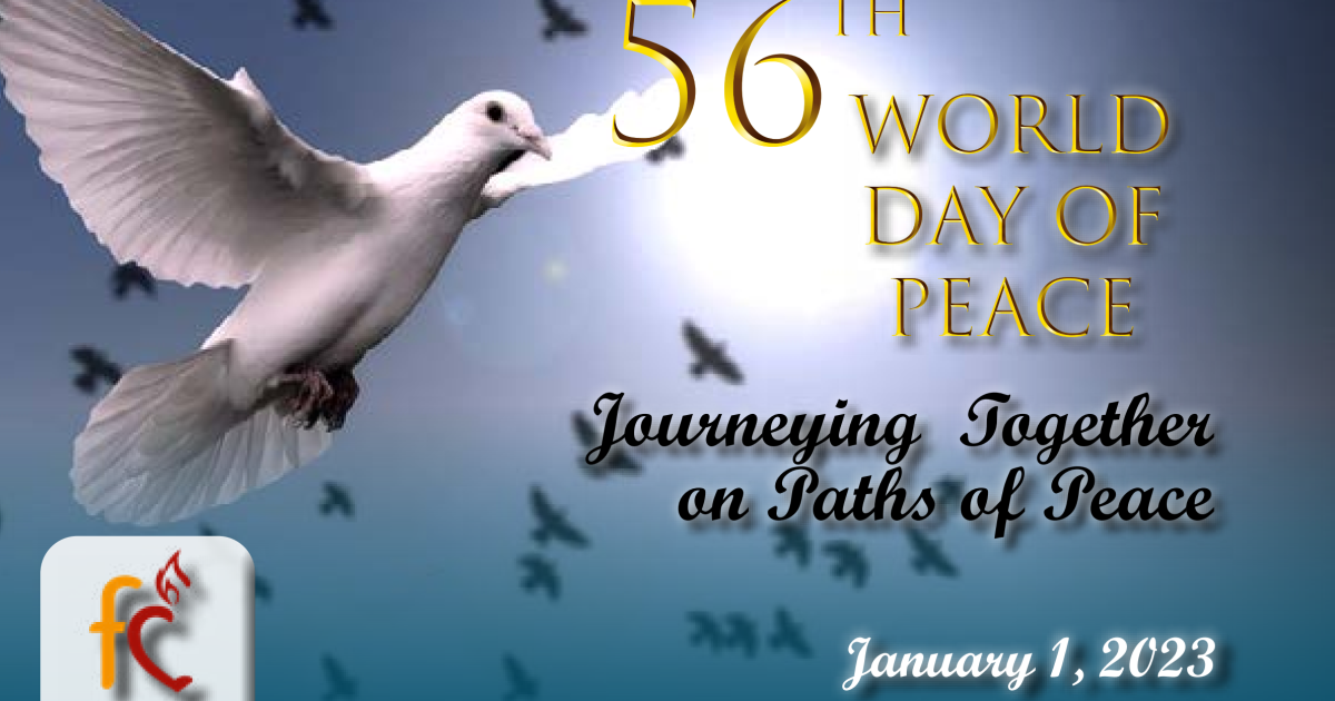 56th World Day of Peace - Journeying Together on Paths of Peace | JPIC ...
